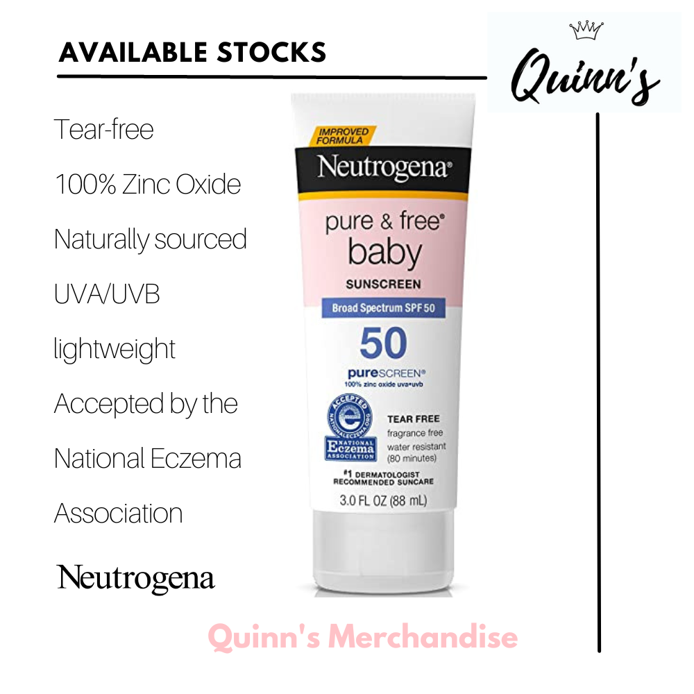 Neutrogena Baby Sunblock Pure & Free SPF50 EXP 11/24 | Lazada PH