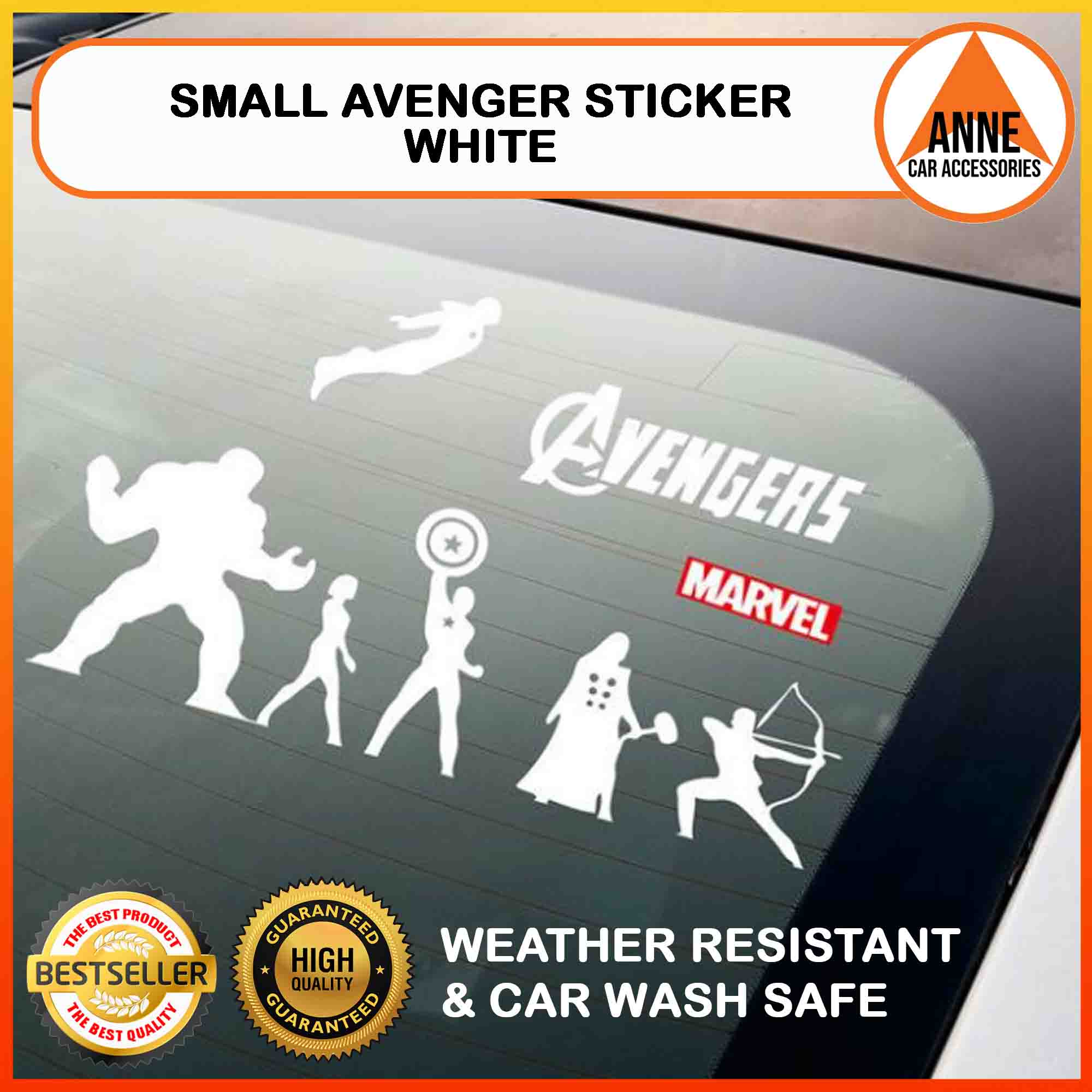 Avengers Sticker - Available: BLACK and WHITE Avenger Sticker / Anne ...