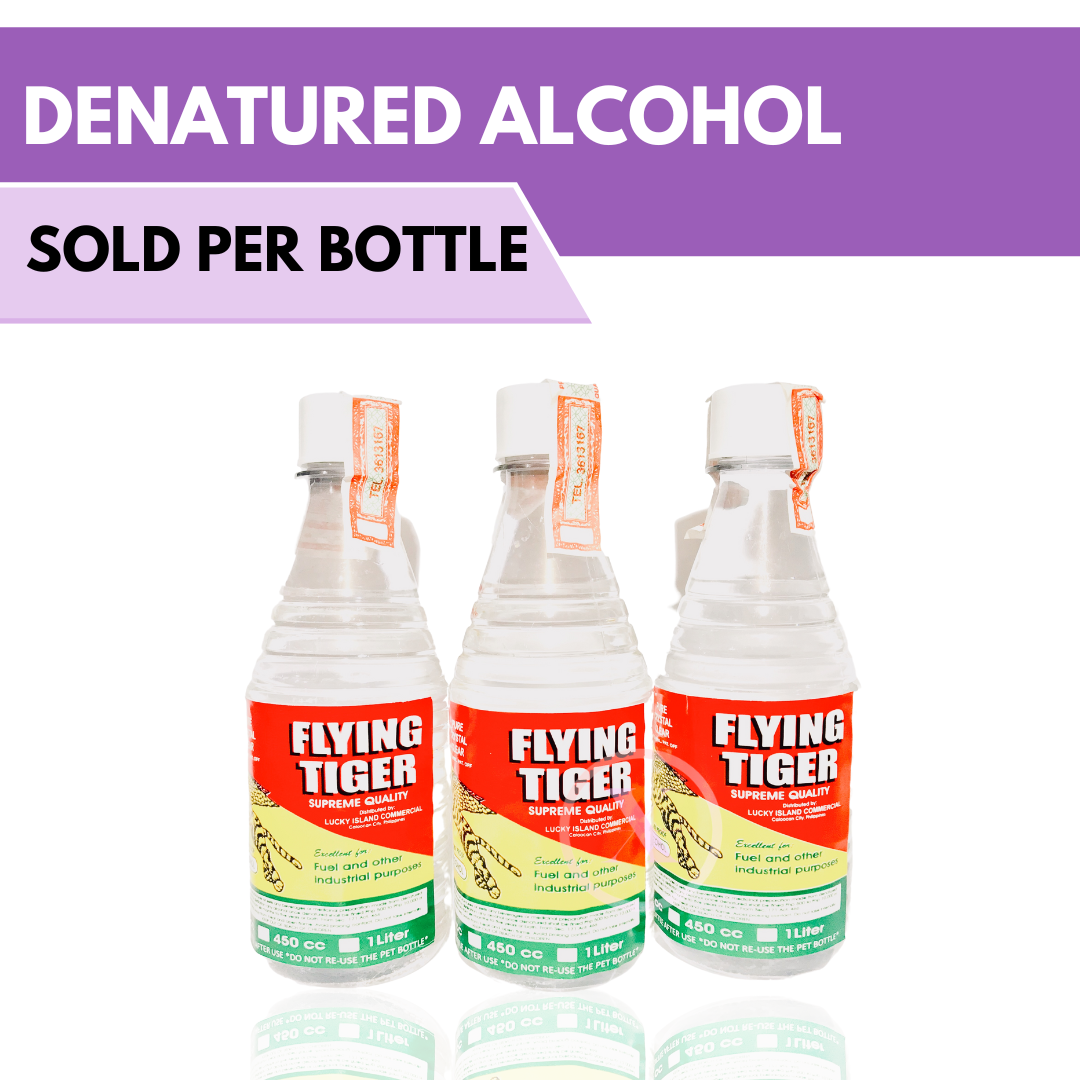 Flying Tiger Denatured Alcohol (350cc and 1 L) | XYZ Merchandise Dental ...