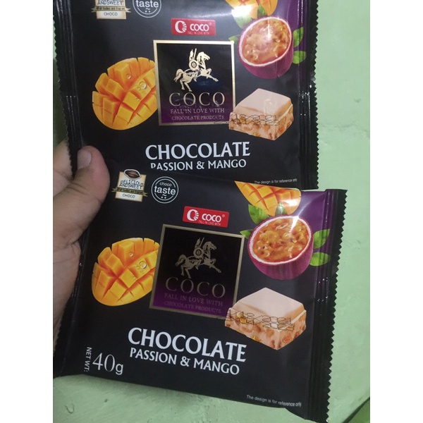 Coco Chocolate Bar Passion and Mango 40 grams | Lazada PH