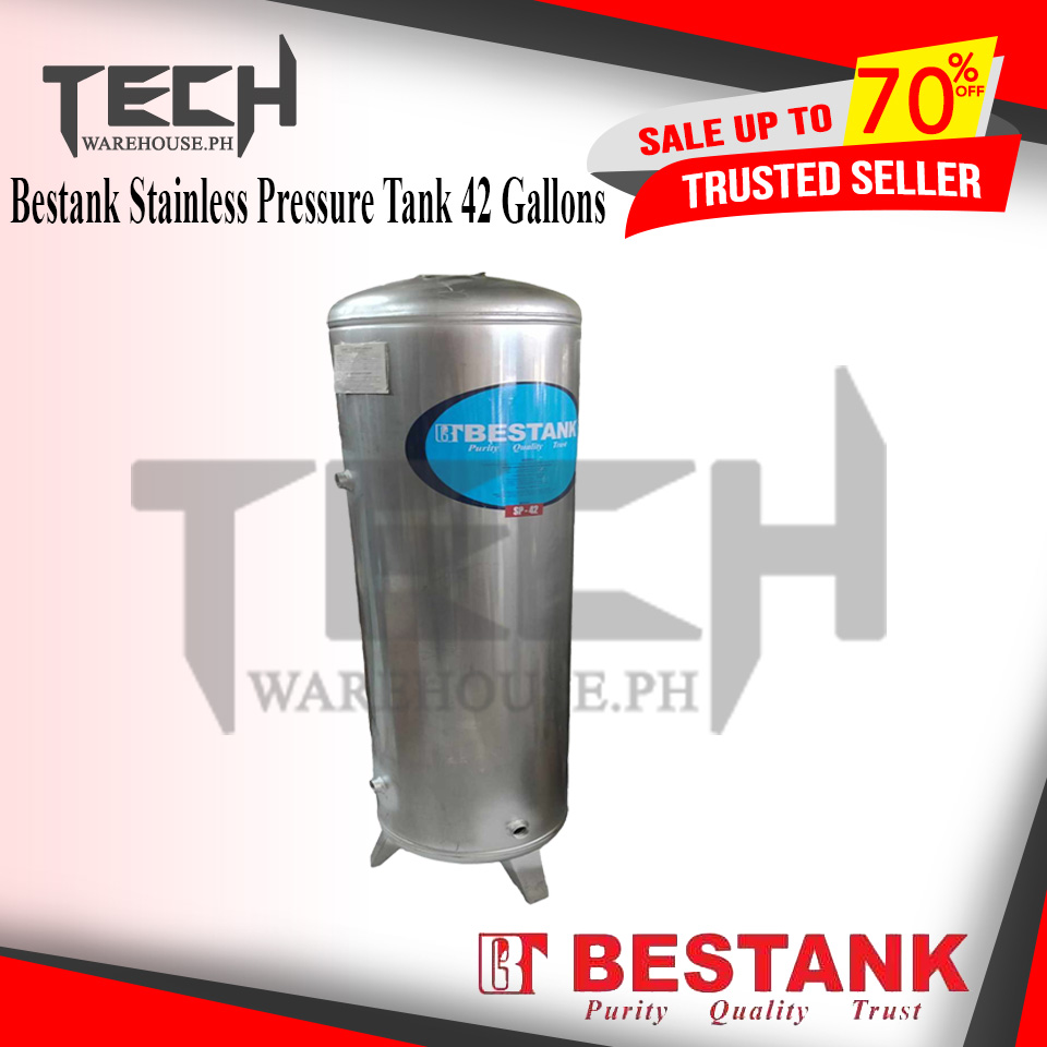 Bestank Original Stainless Pressure Tank 42 Gallons Gals | Lazada PH