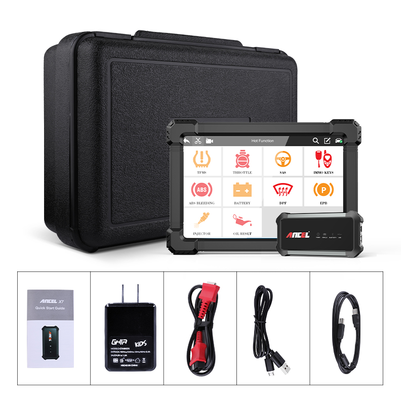 2025 New Version ANCEL X7 HD OBD2 Scanner 12V 24V Full System Diesel ...