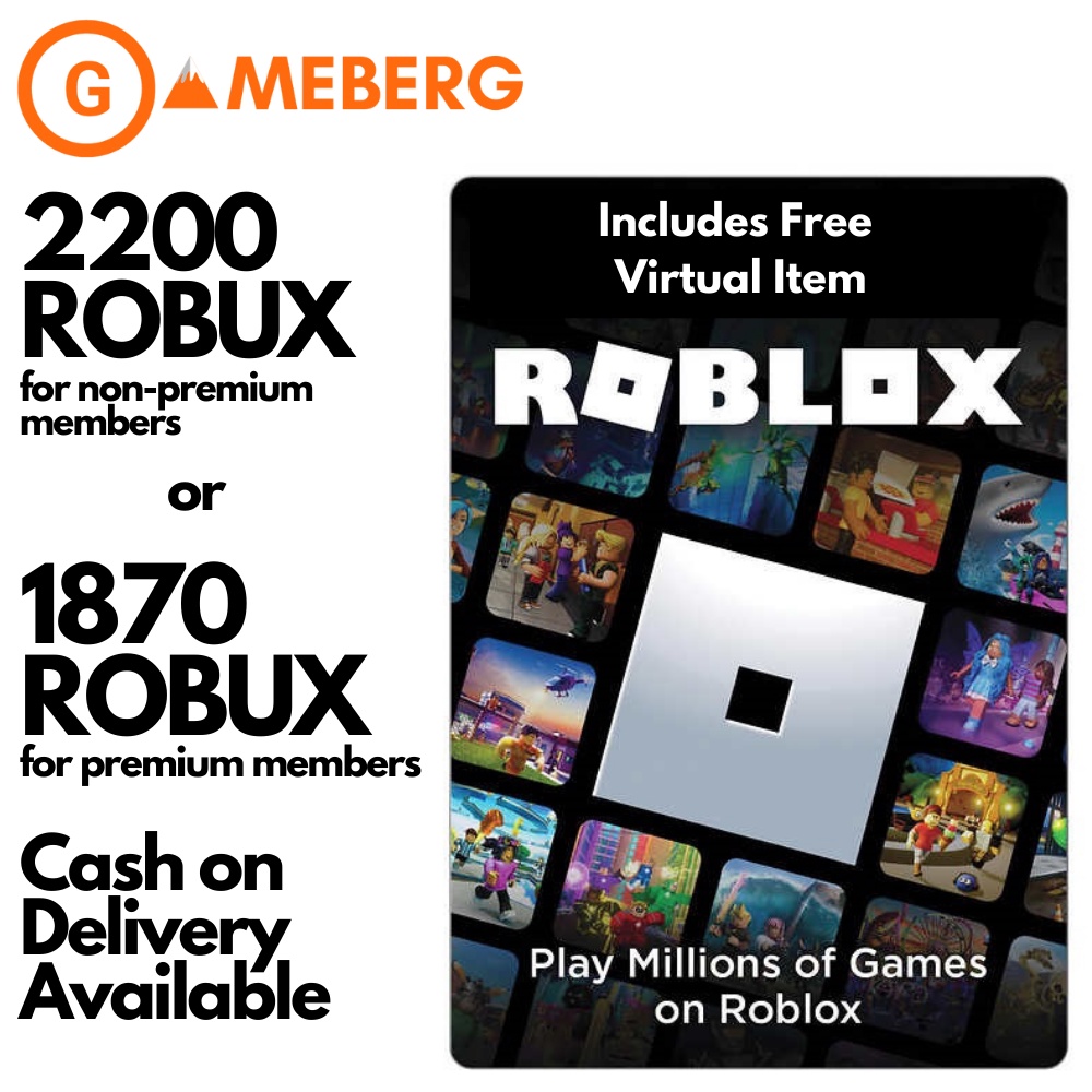 consoles Robux Roblox 2200 Robux | Lazada PH