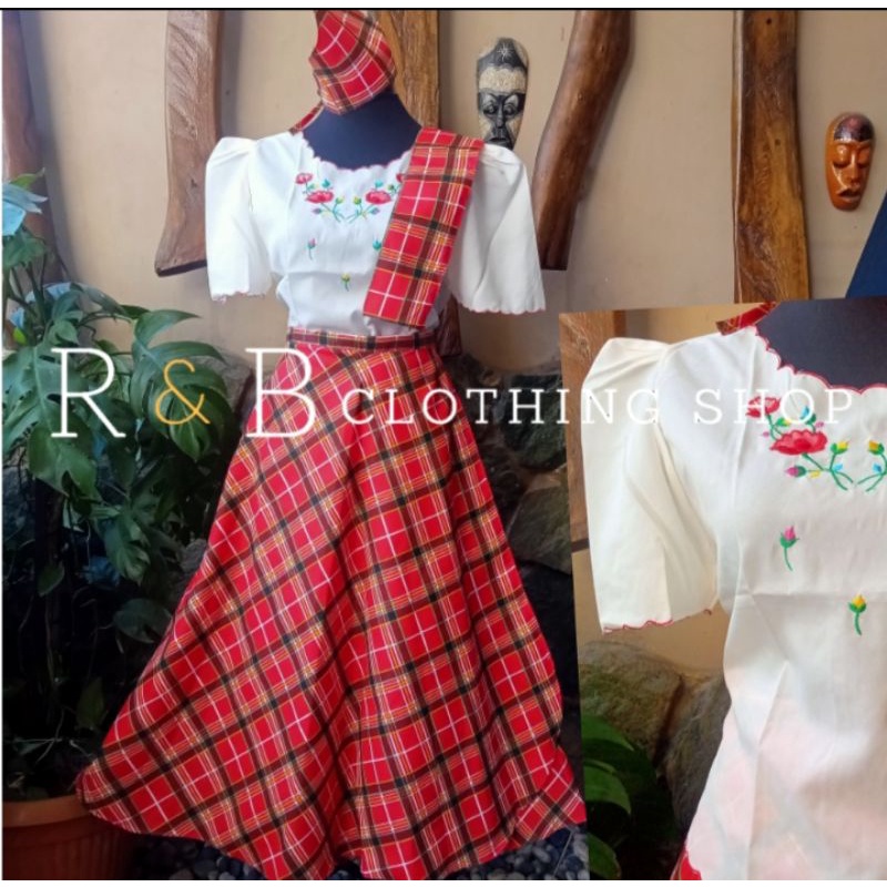 BUWAN ng WIKA ADULT Filipiniana Kimona and PatadyongSaya♭ | Lazada PH