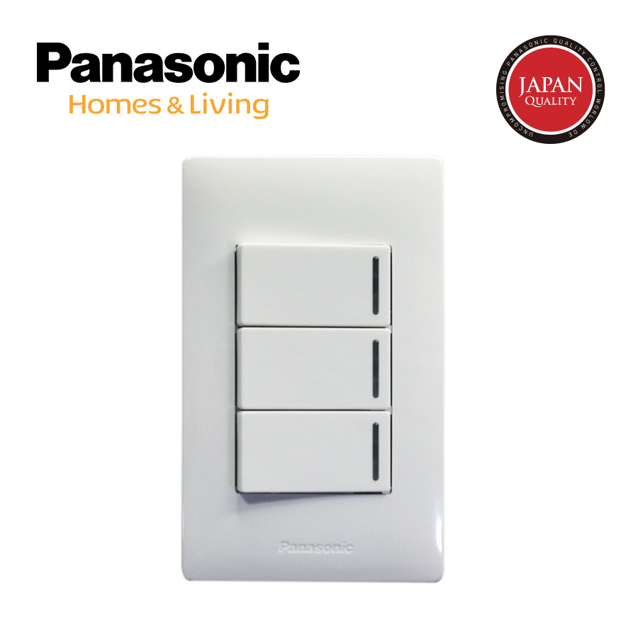 Panasonic Slim-art 1-way Switch 3 Device , Illuminated (WSAG5571/6803 ...