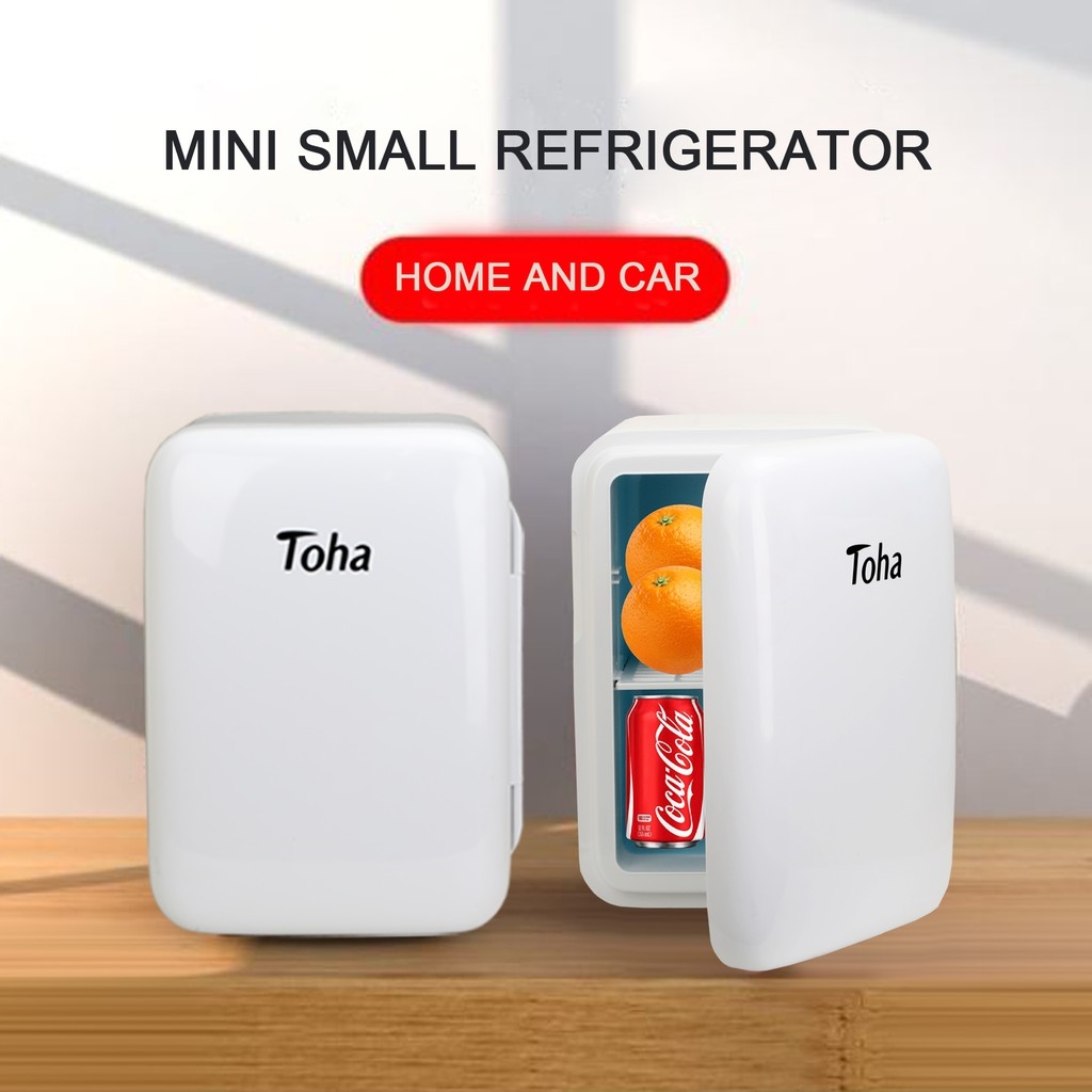 Toha Mini Fridge Refrigerator Mini Ref Household and Car Mini ...