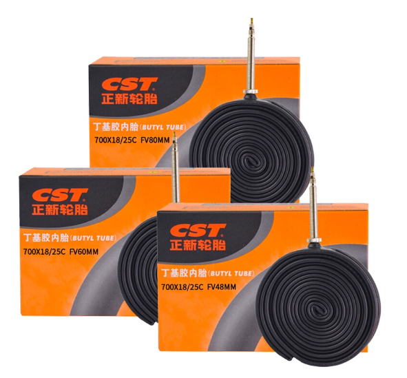 CST tube 29/27.5/26/20/700C Long Valve Tubes Presta Inner Tube For ...