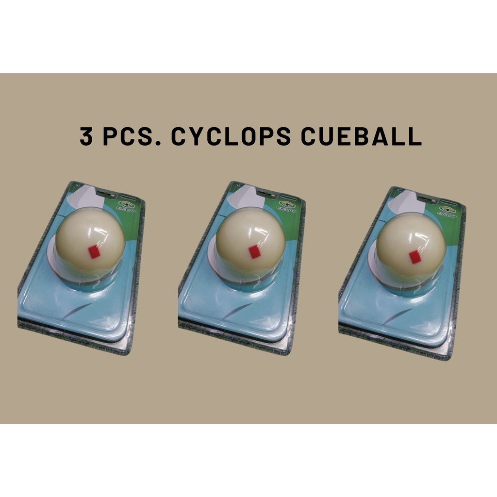 3PCS. CYCLOPS CUE BALL (MOTHER BALL) / PAMATO PARA SA BILYARAN ...