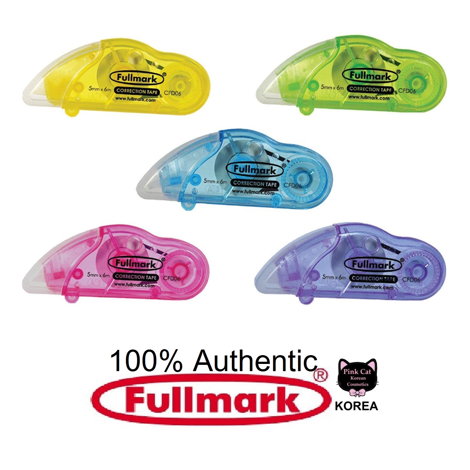 FULLMARK Correction Tape 5mm x 6m (5pcs) | Lazada PH