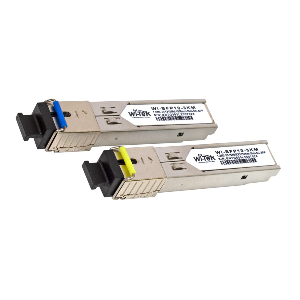 Wi-Tek WI-SFP10SC-3KM | 3KM 1.25Gbps Single module Single Fiber ...