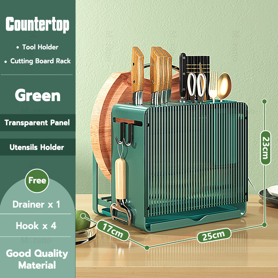 SIV Knife Holder Knife Organizer Stainless Steel Knife Rack With ...