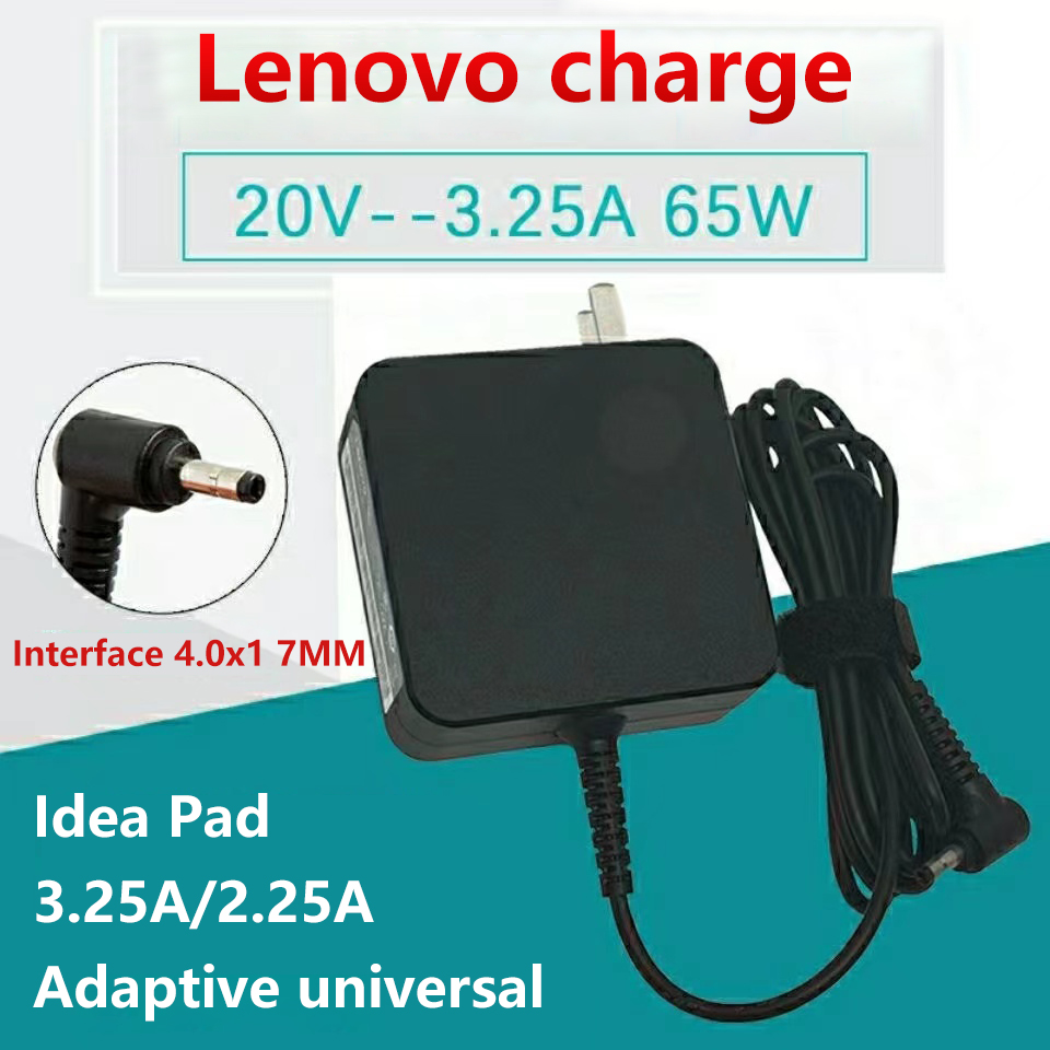 Lenovo Laptop Charger 20V 3.25A 65W AC Power Adapter For Lenovo ideapad 100 310 330 130-15IkB ...