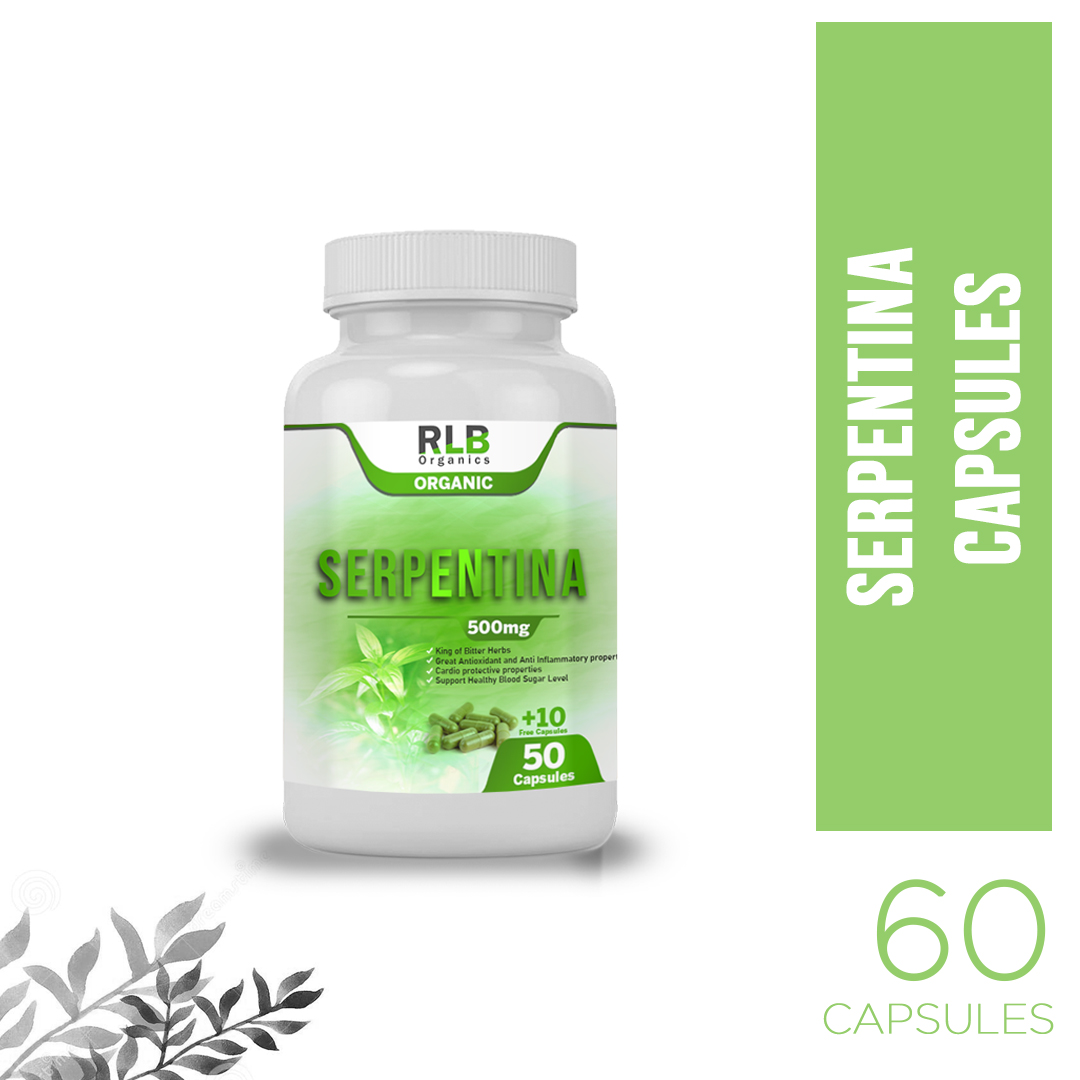 Pure Organic Natural Serpentina Capsules (60 Capsules) - All-Natural ...