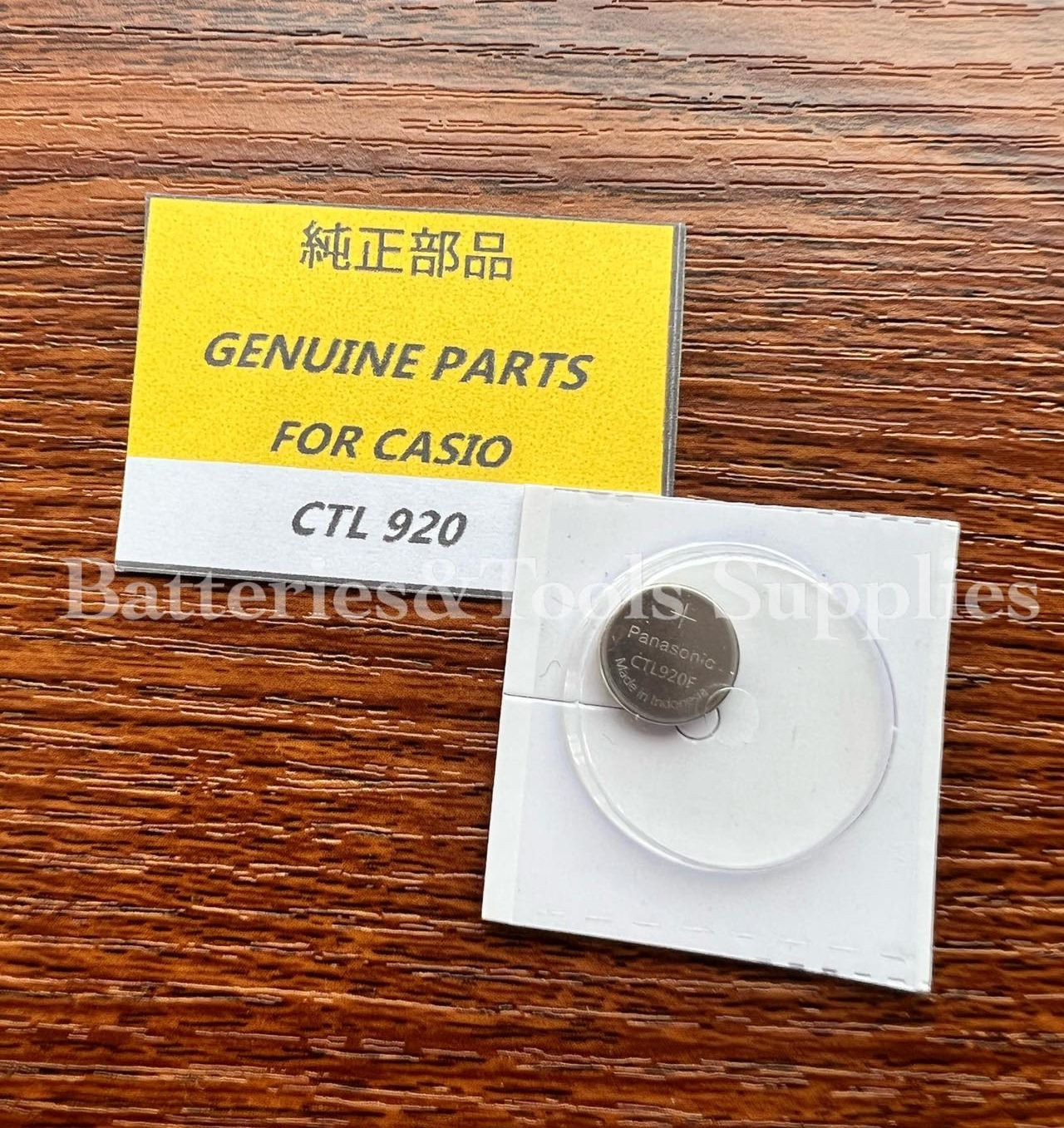 CTL 920F Panasonic Solar Original Rechargeable battery For casio ...