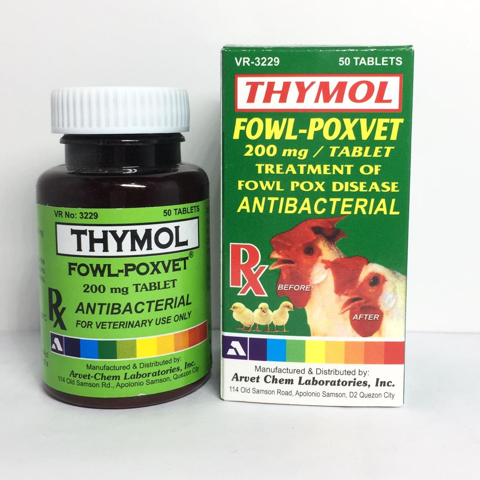 [VET SUPPORT] 1Container THYMOL (50 tablets) FOR GAMEFOWL/ Para sa ...