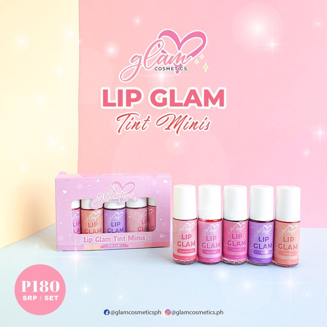 Lip Glam Tint Minis by Glam Cosmetics | Lazada PH
