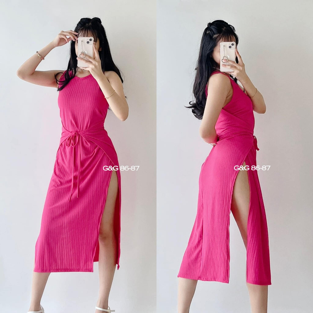 Sheen Overlap Sexy Slit Dress | Lazada PH