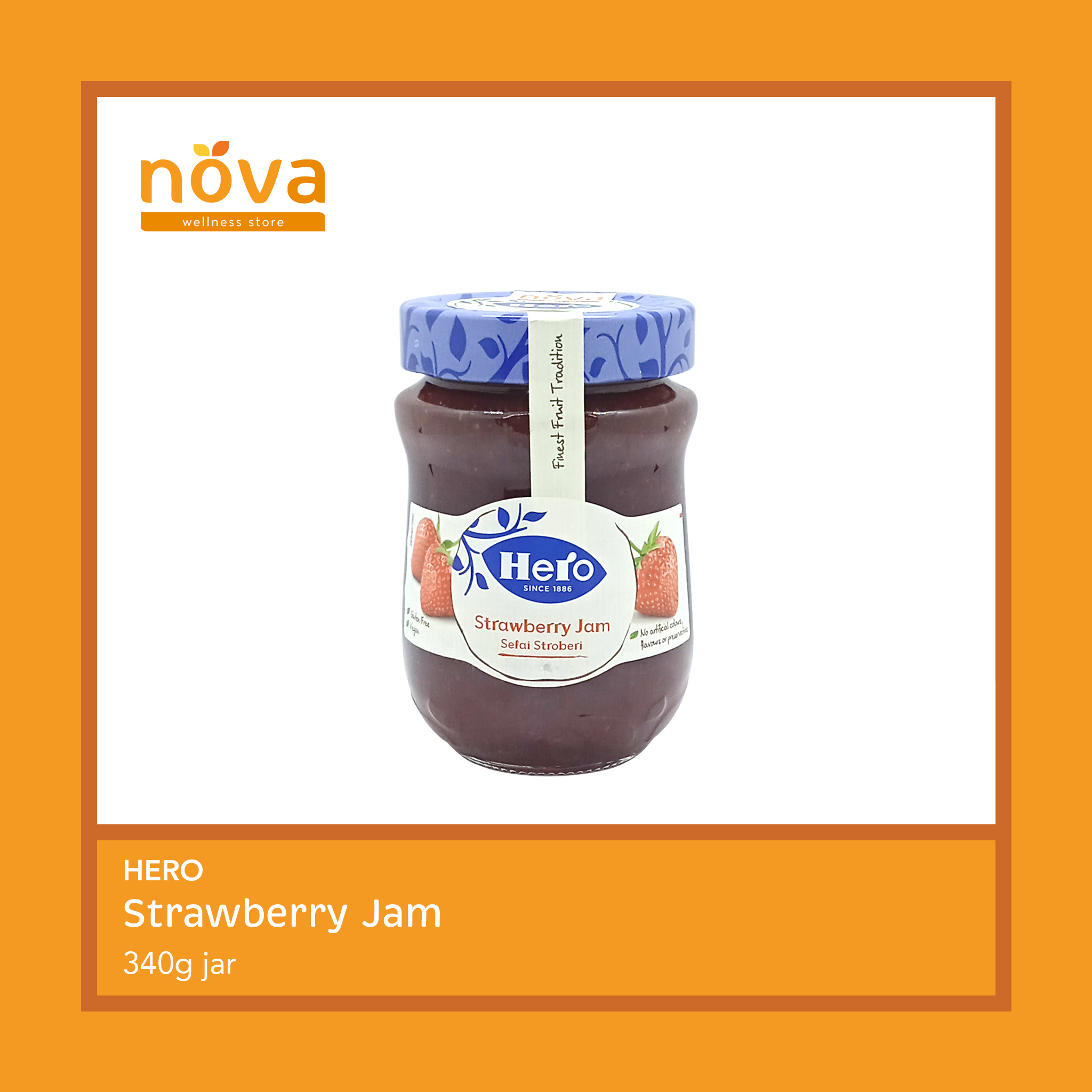 Hero Strawberry Jam 340g (jar) | Lazada PH