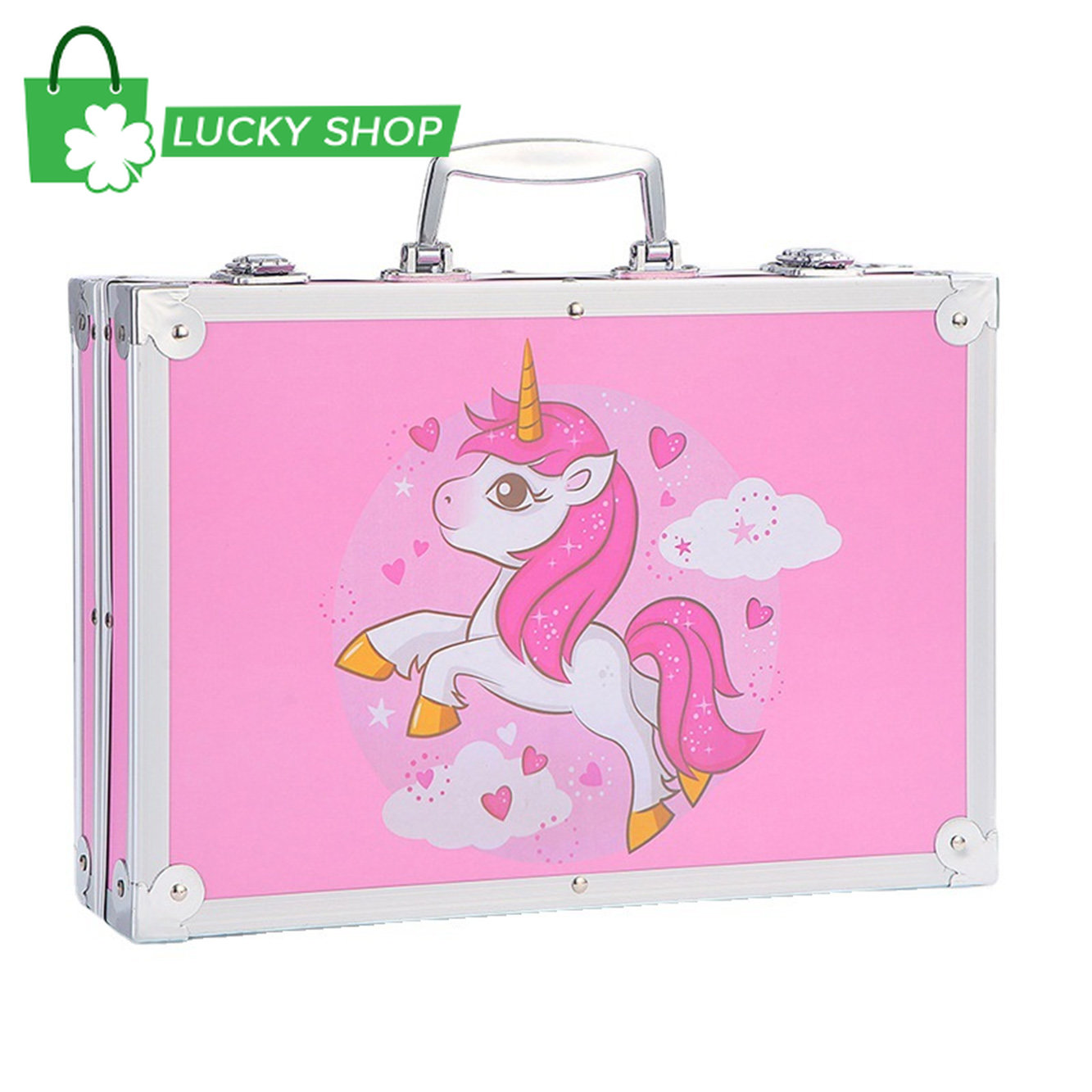 145 PCS. ART COLORING DRAWING PAINTING SET with Aluminum Alloy Case ...