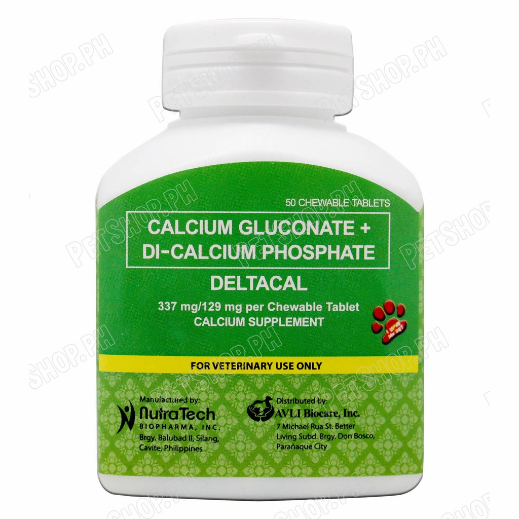 Deltacal Calcium Supplement (Calcium Gluconate + Di-Calcium Phosphate ...
