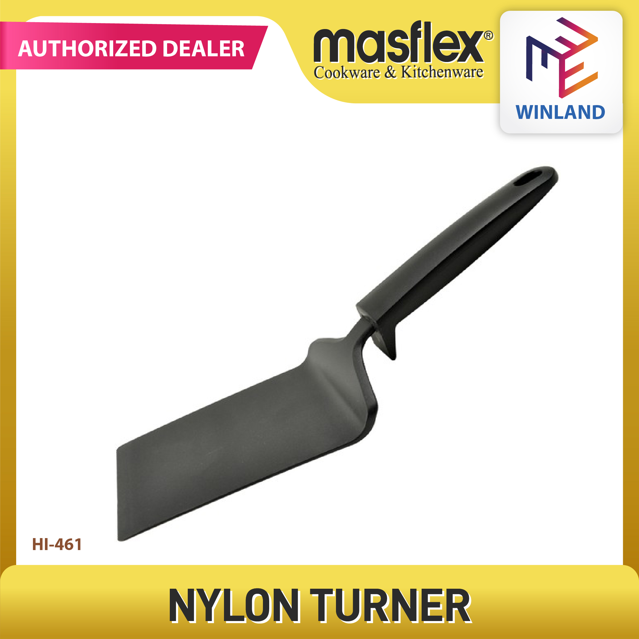 Masflex by Winland Kitchen Utensil Nylon Turner Durable Polypropylene Body HI-461 *Winland ...