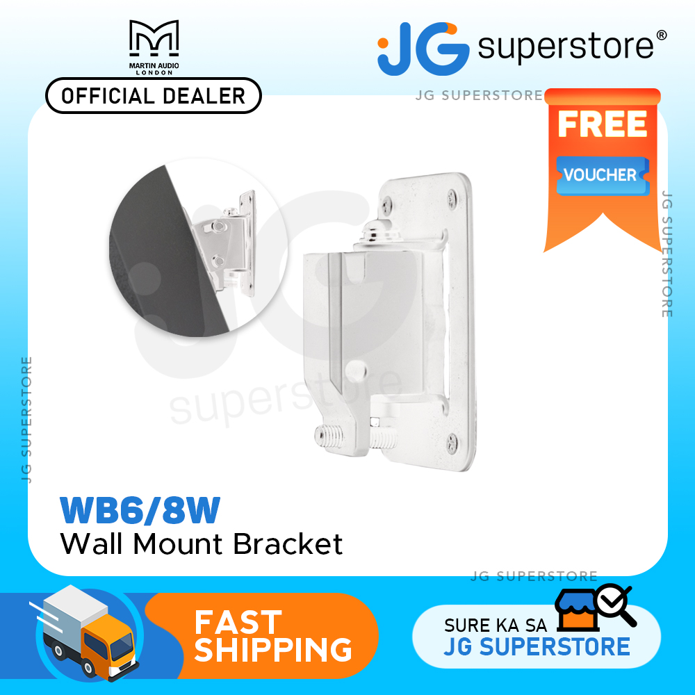Martin Audio WB6/8 Weatherized Wall Bracket with Vertical / Horizontal ...