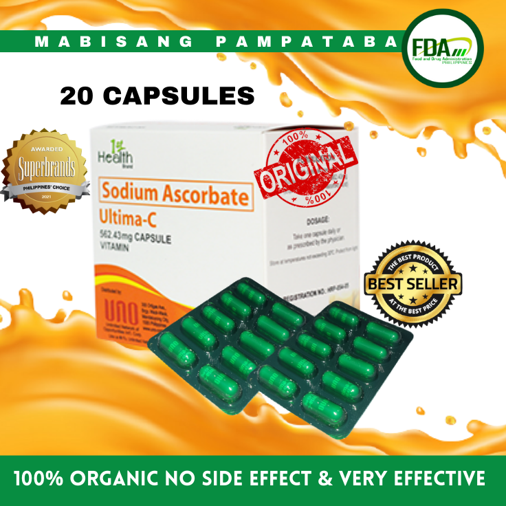 ULTIMA C Pampataba 20 Capsules 2 Blister VITAMINS NA PAMPATABA,NON ...