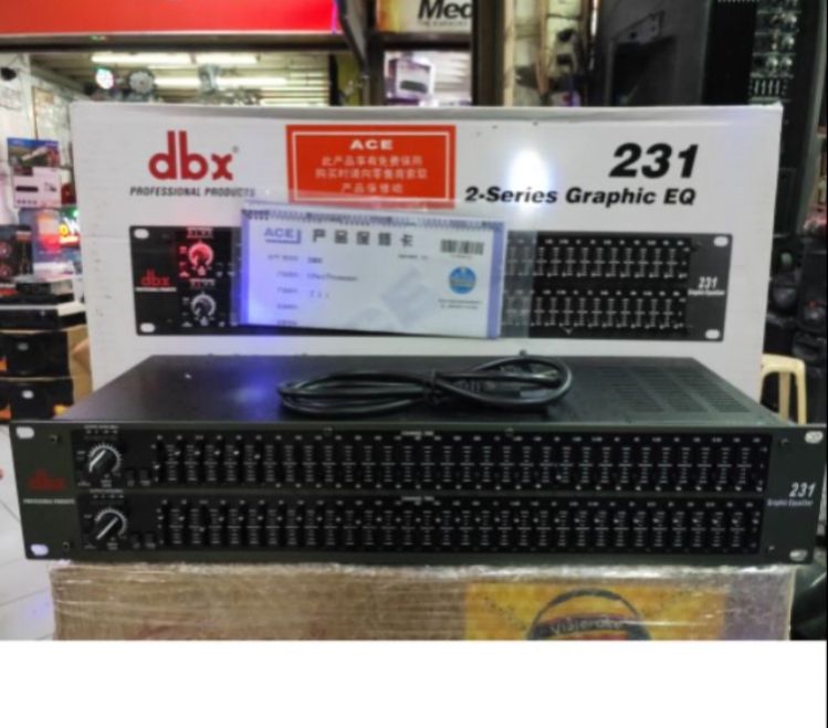 DBX 234/234XL Stereo 2 way/3 way / 4way Crossover, DBX 215 /131 2-Series Graphic Equalizer ...