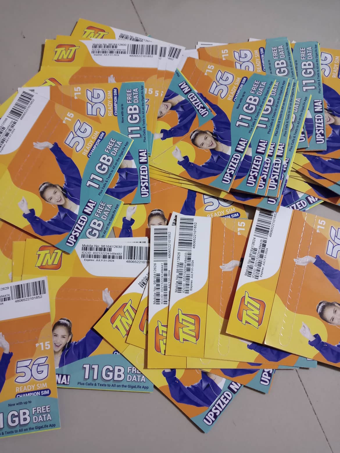 TNT Sim Card Fresh and Sealed Triple Cut Sim Fresh In All Apps Sim Whole Sale Price Sim Card TNT ...