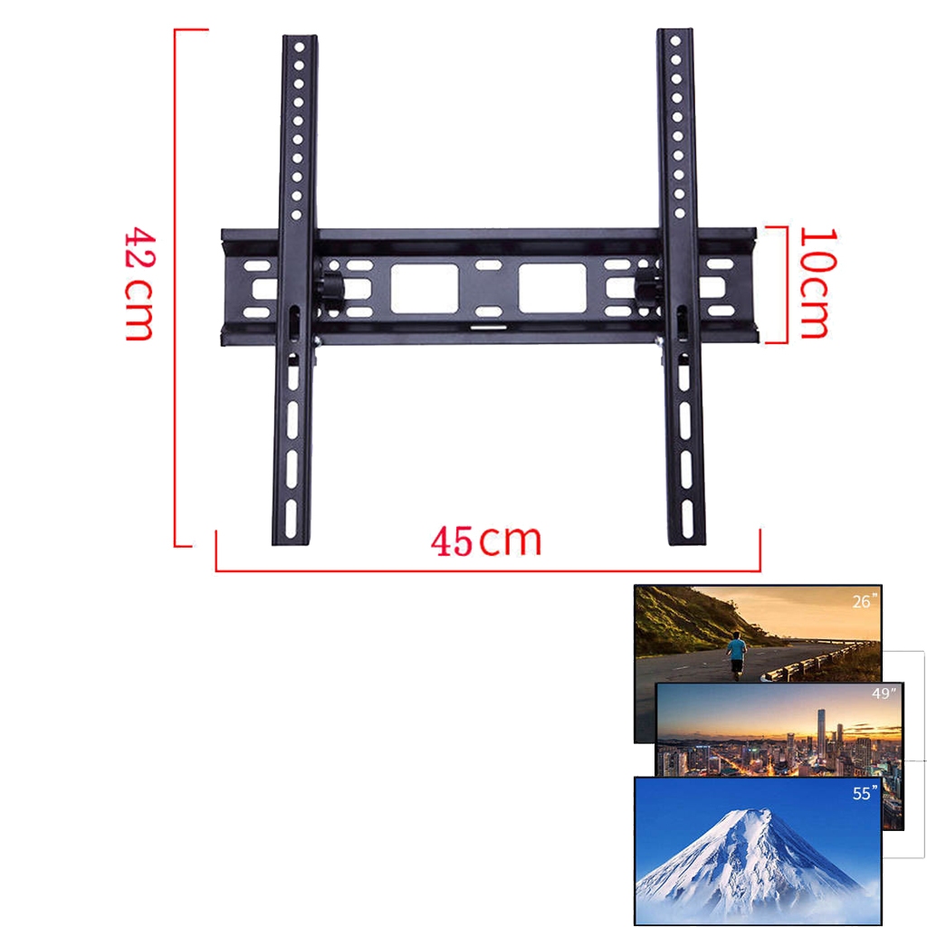Universal TV Bracket For TV Wall Bracket 32-55" Swivel Monitor LCD LED ...