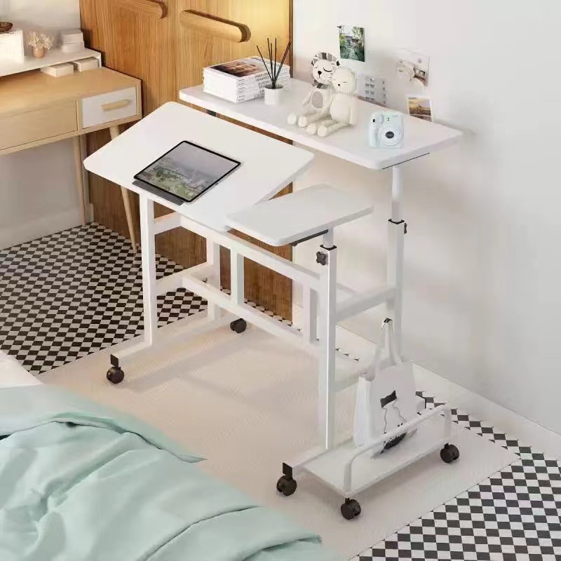 Elevating Mobile Computer Table Game Table Adjustable Height CompuAter ...