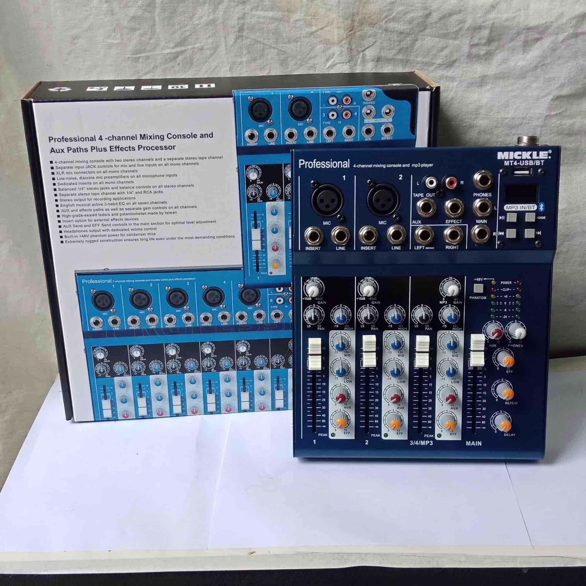 MICKLE MT4-USB/BT Professional Mixing Console | Lazada PH