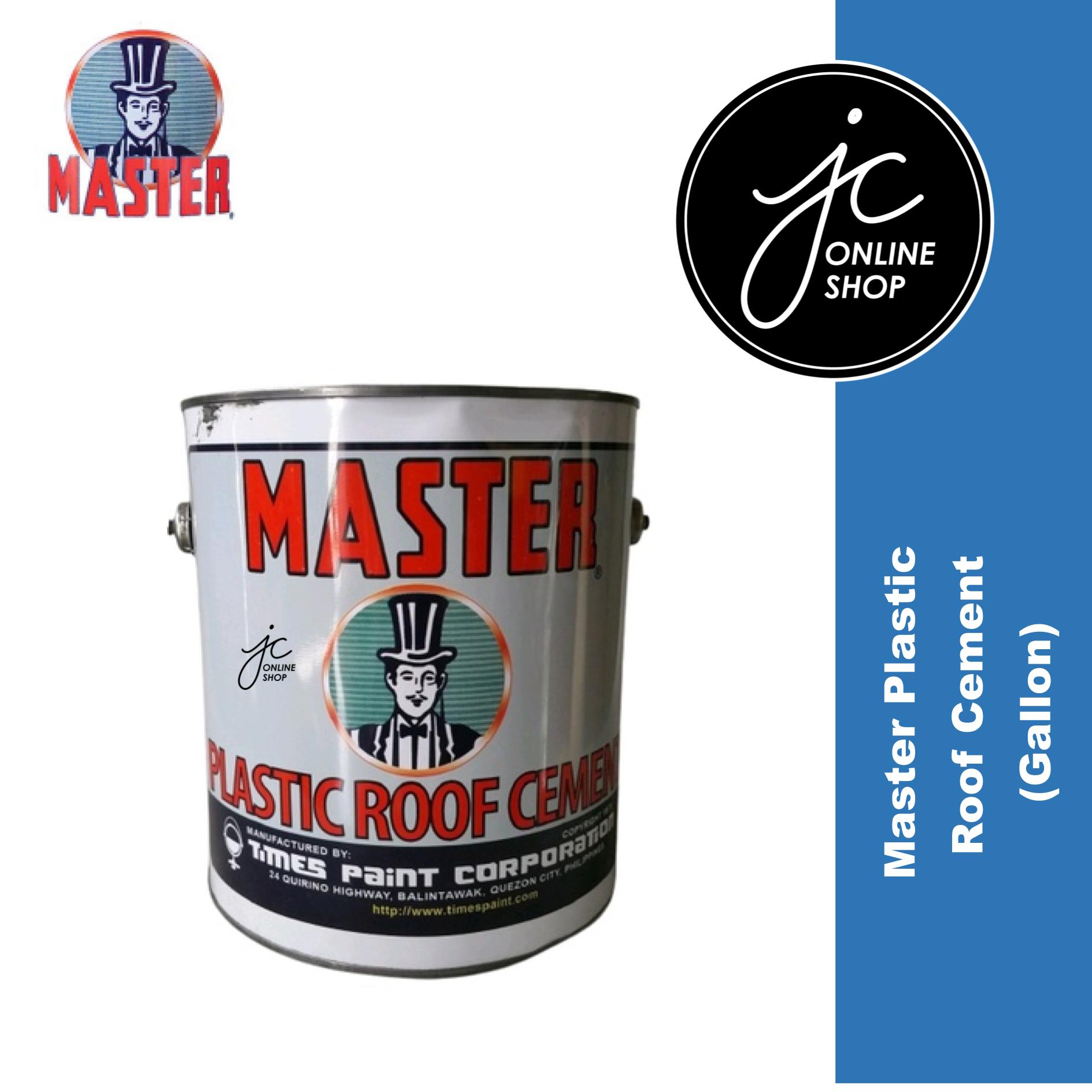 (1GALLON)MASTER PLASTIC ROOF CEMENT GALLON | Lazada PH
