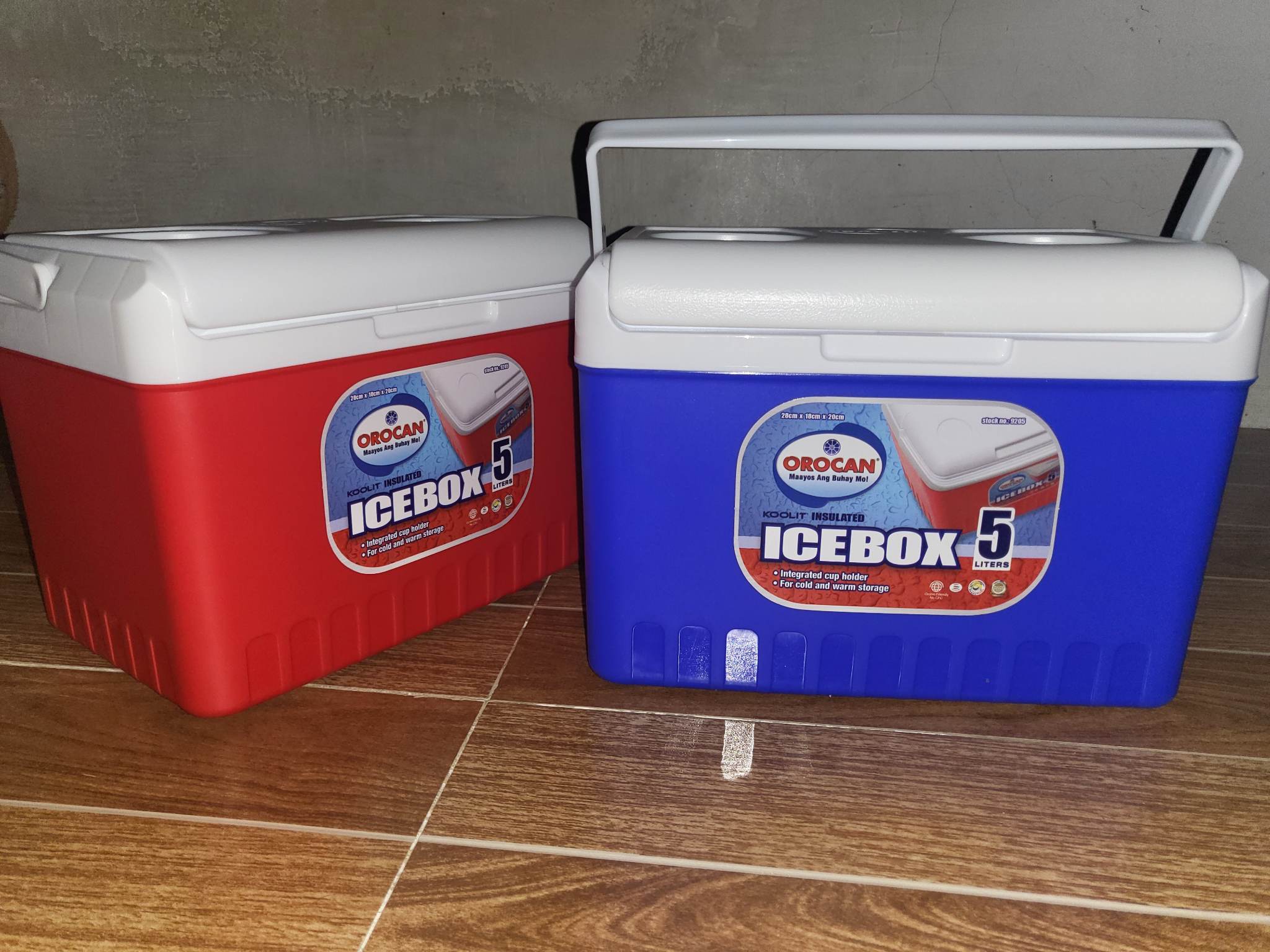 5L orocan ice box w/ cup holder / cold & warm storage 28x18x20 cm ...