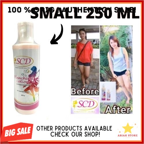 Original SCD Bleaching Lotion With Sun Protection Big 250ml and Small ...