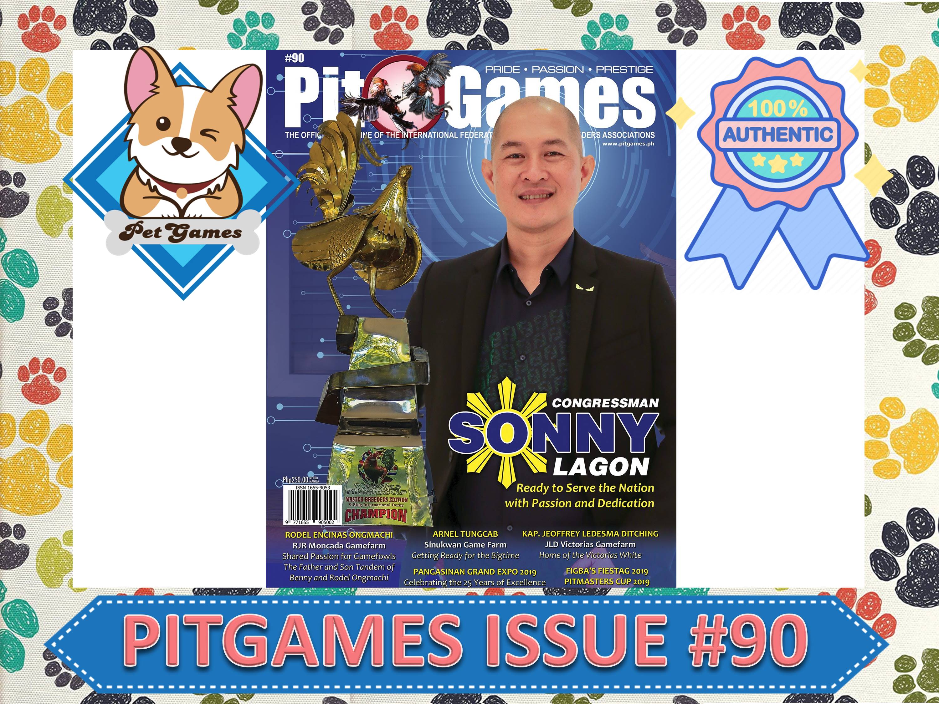 Pitgames Magazine #90 Congressman Sonny Lagon | Lazada PH