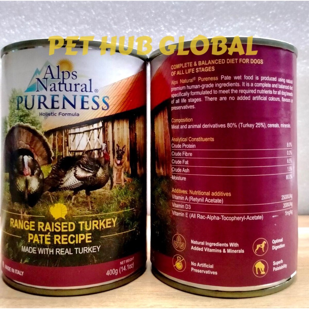 ALPS NATURAL PURENESS DOG FOOD IN CAN 400g | Lazada PH