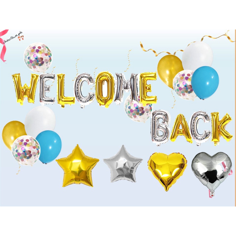 Welcome Home Welcome Back Party Decorations Balloon Sets | Lazada PH