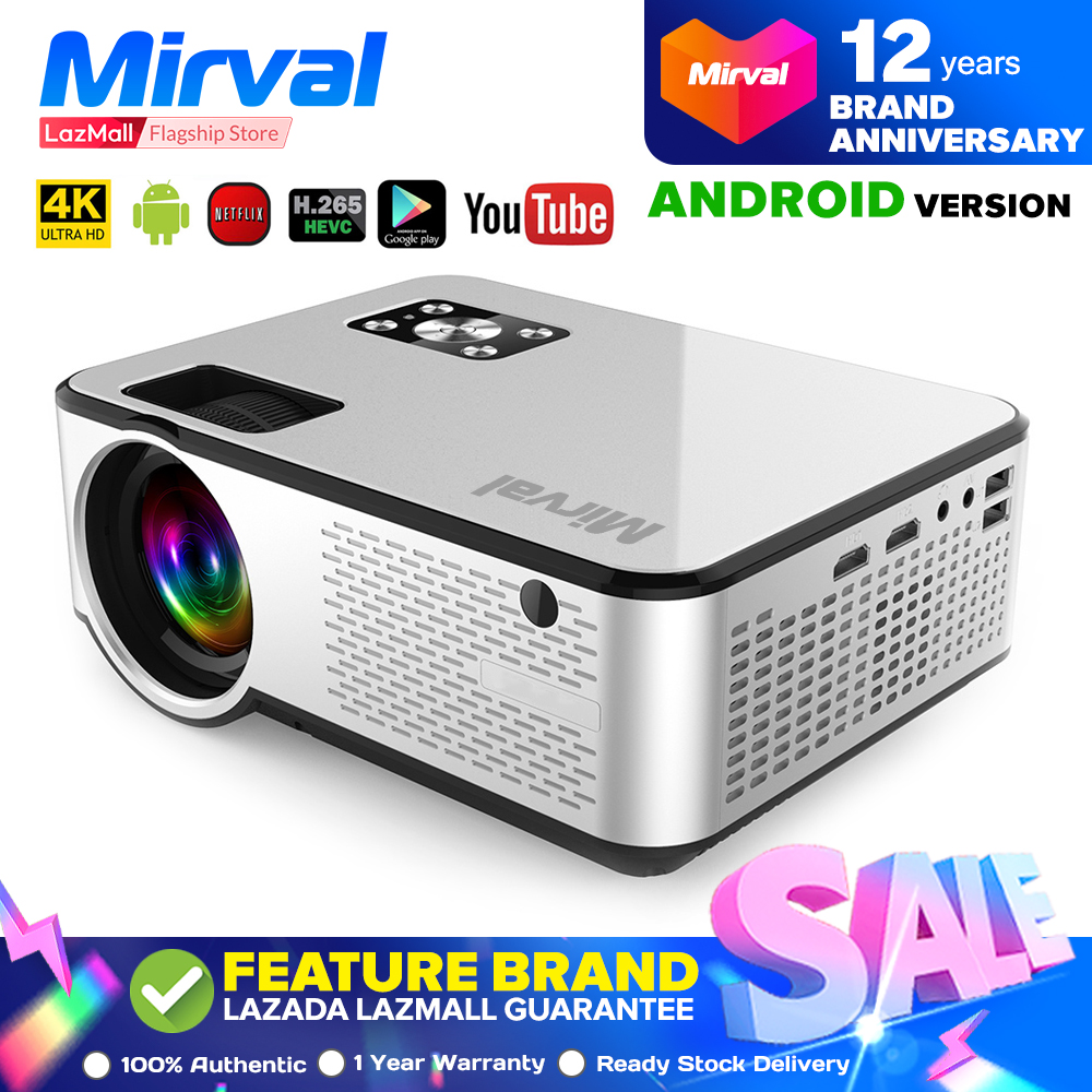 เปรียบเทียบราคา [Android System] Mirval K4a WiFi Mirroring LED 1080P ...