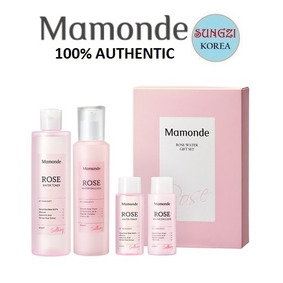 MAMONDE Rose Water Gift Set (4 Items) 2025 Korean Cosmetics | Lazada PH