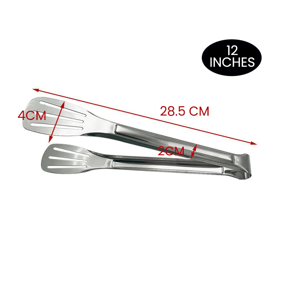 Stainless Steel Food Tong Long Handle Barbecue Clips For Kitchen ...
