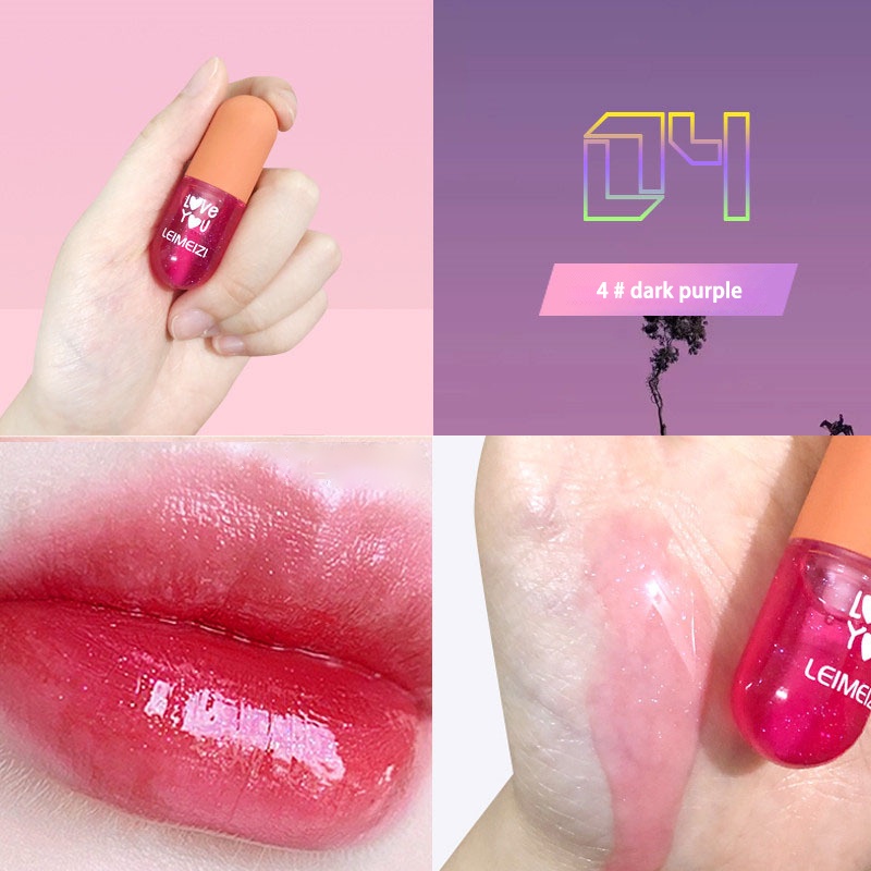 Capsule Pearl Lip Gloss Glass Lip Band Fine Flash Hydrating ...