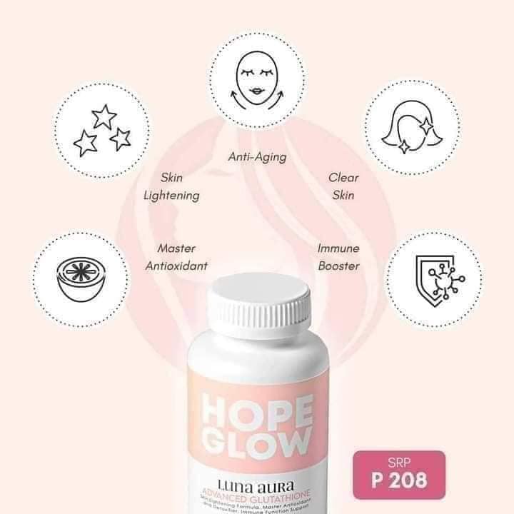 ONHAND LUNA AURA HOPE GLOW ADVANCED GLUTATHIONE Hope Glow Hope BEAUTY ...