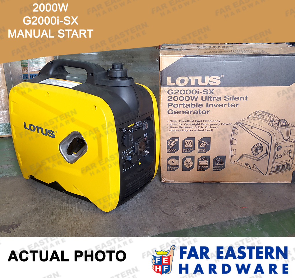LOTUS Inverter Gasoline Generator Portable Silent Genset 4 STROKE ...
