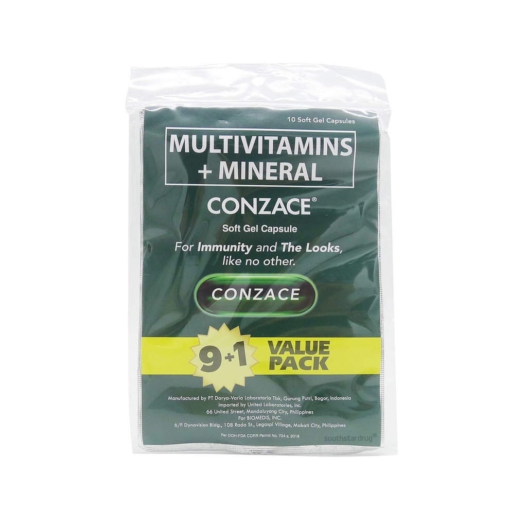 Conzace 9 1 Gel Capsule | Lazada PH