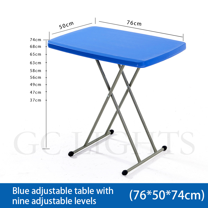 Personal Table Folding Table Adjustable Height Heavy duty Study table ...