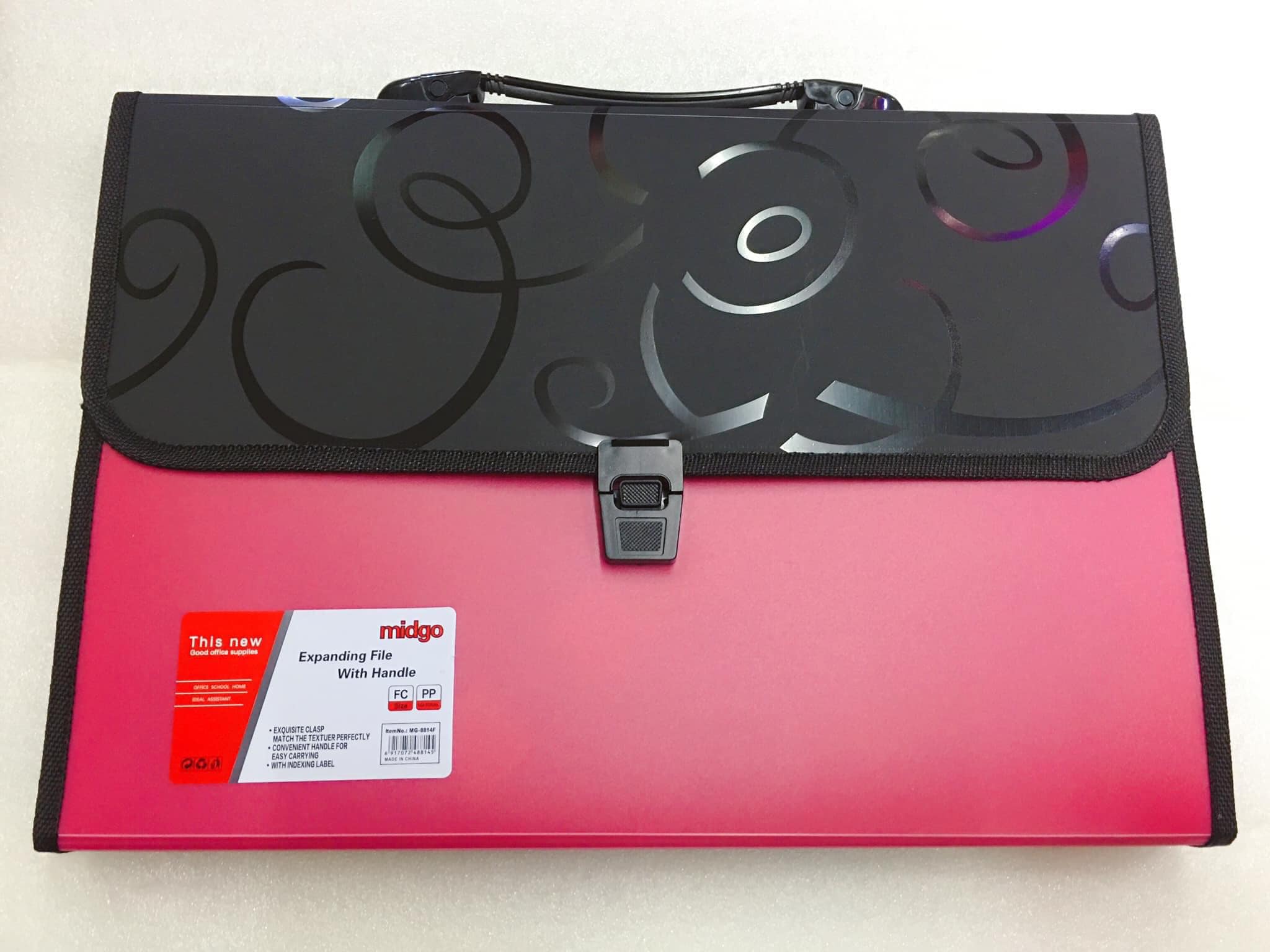 Long SIze Expanding Plastic File Case File Folder Pockets Document Bag ...