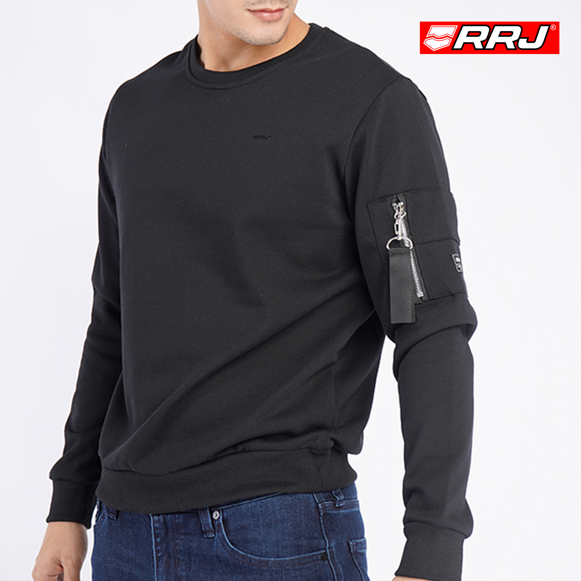 RRJ Men's Basic Jacket Regular Fit 18134 (Black) | Lazada PH