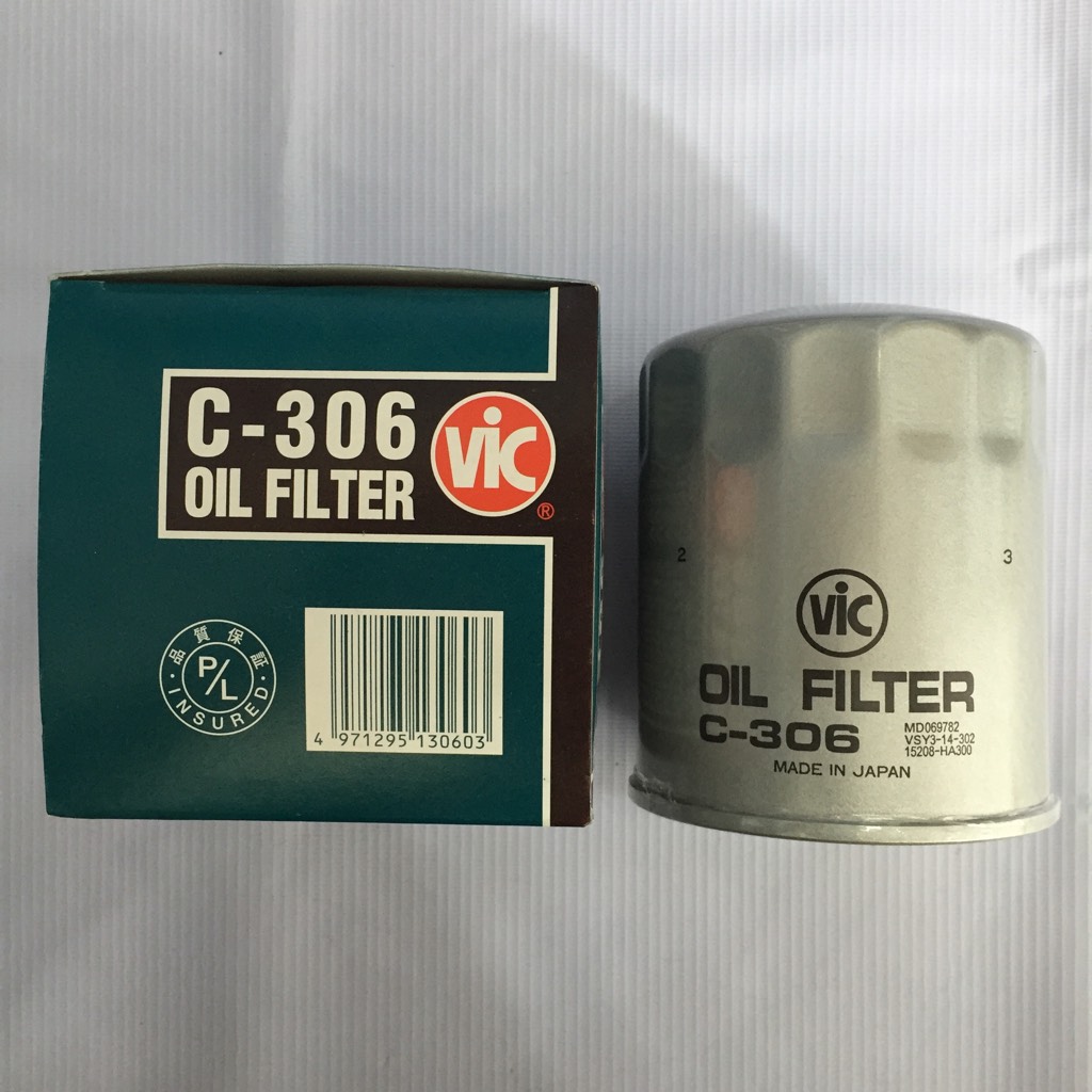 ORIGINAL/GENUINE VIC OIL FILTER C-306 FOR MITSUBISHI/HYUNDAI/KIA 4D56 ...
