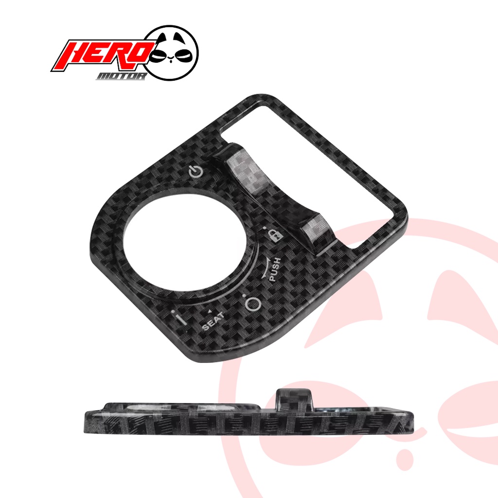 Honda Click Ignition Cover 6D Carbon With 3M Tape SSR Motorcycle ...